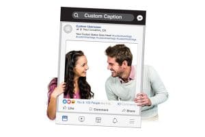 Custom Printed Social Media Selfie Frames - Event Print